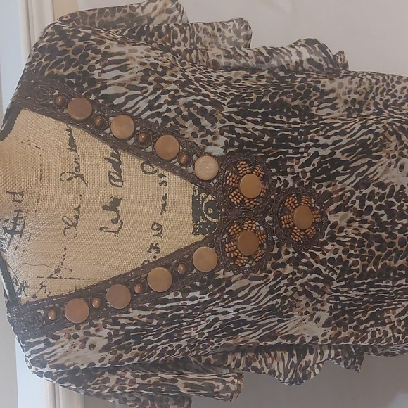 Cato | Tops | Cato Print Blouse | Poshmark